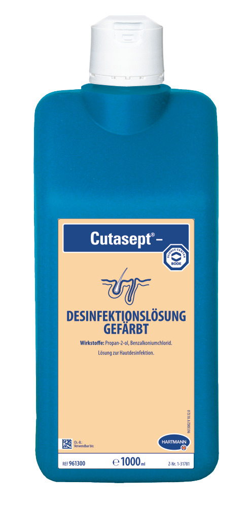 Cutasept® gefärbt