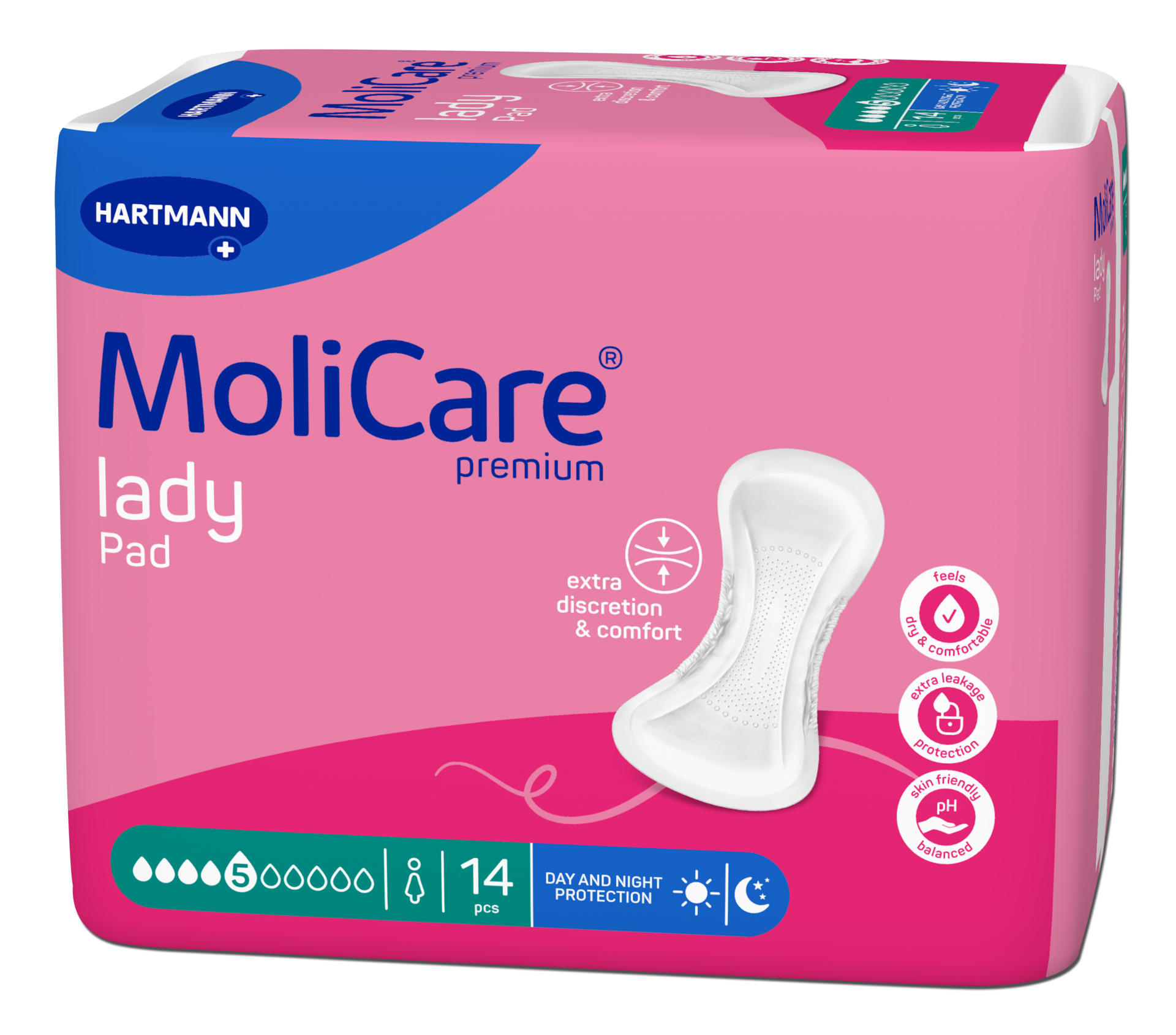 Inkontinenzeinlagen für Frauen MoliCare® premium lady Pad 5 Tropfen