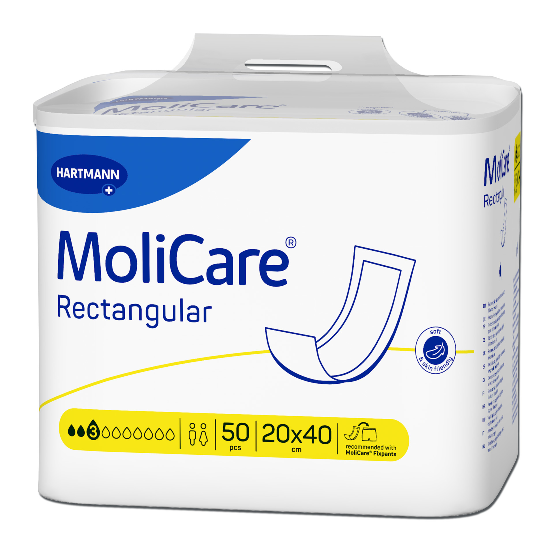 MoliCare® Rectangular 3 drops